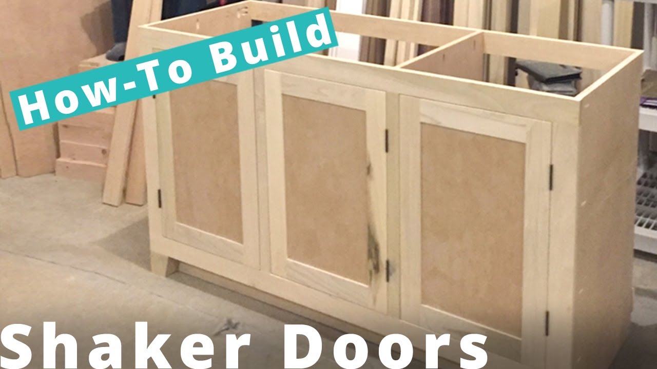 How To Build A Shaker Cabinet Door Youtube