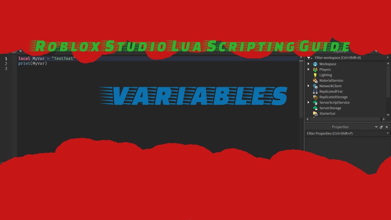 Roblox Studio Scripting Guide Variables Xxtezantsxx Youtube