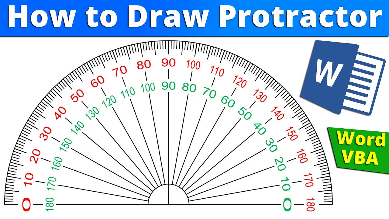How To Draw A Protractor At Rodger Morales Blog