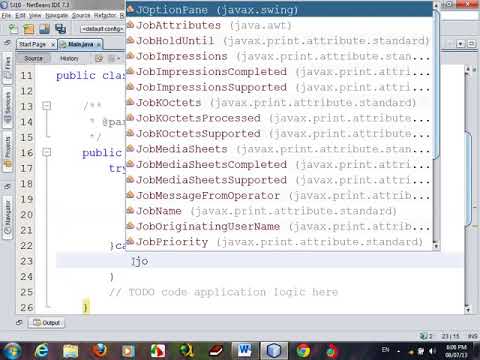 How To Use Exception Handling In Java Netbeans Youtube