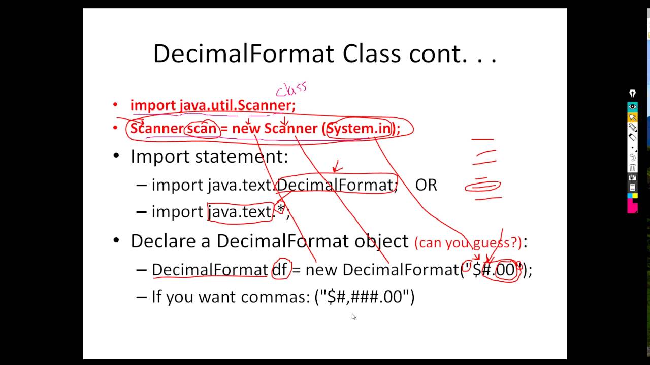 Decimalformat Class Youtube