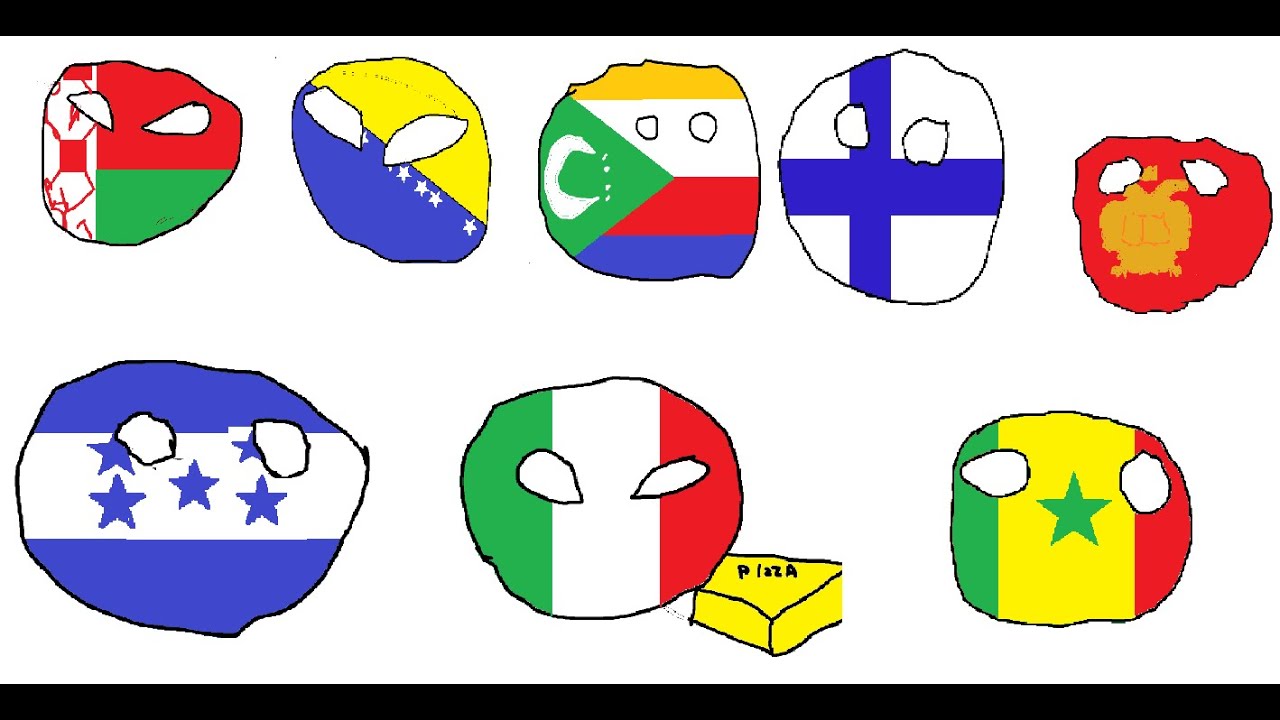 Drawing Countryballs From Memory Part 2 Youtube