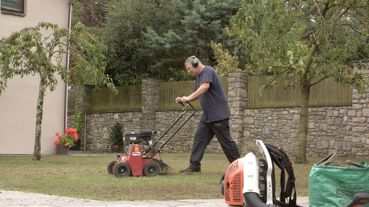 Lawn Master Scarification With Geraint Scannell Youtube