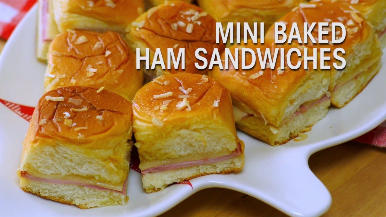 King S Hawaiian Recipe Mini Baked Ham Sandwiches Youtube