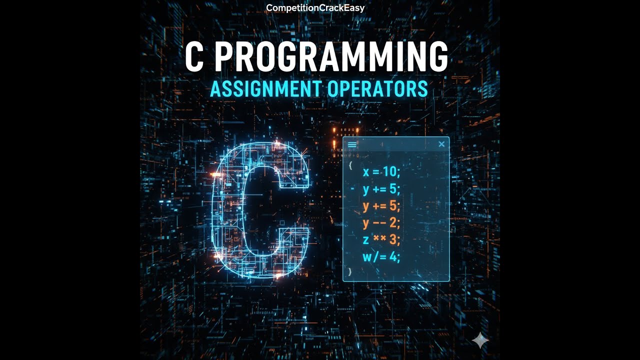 C Programming Assignment Operators Youtube