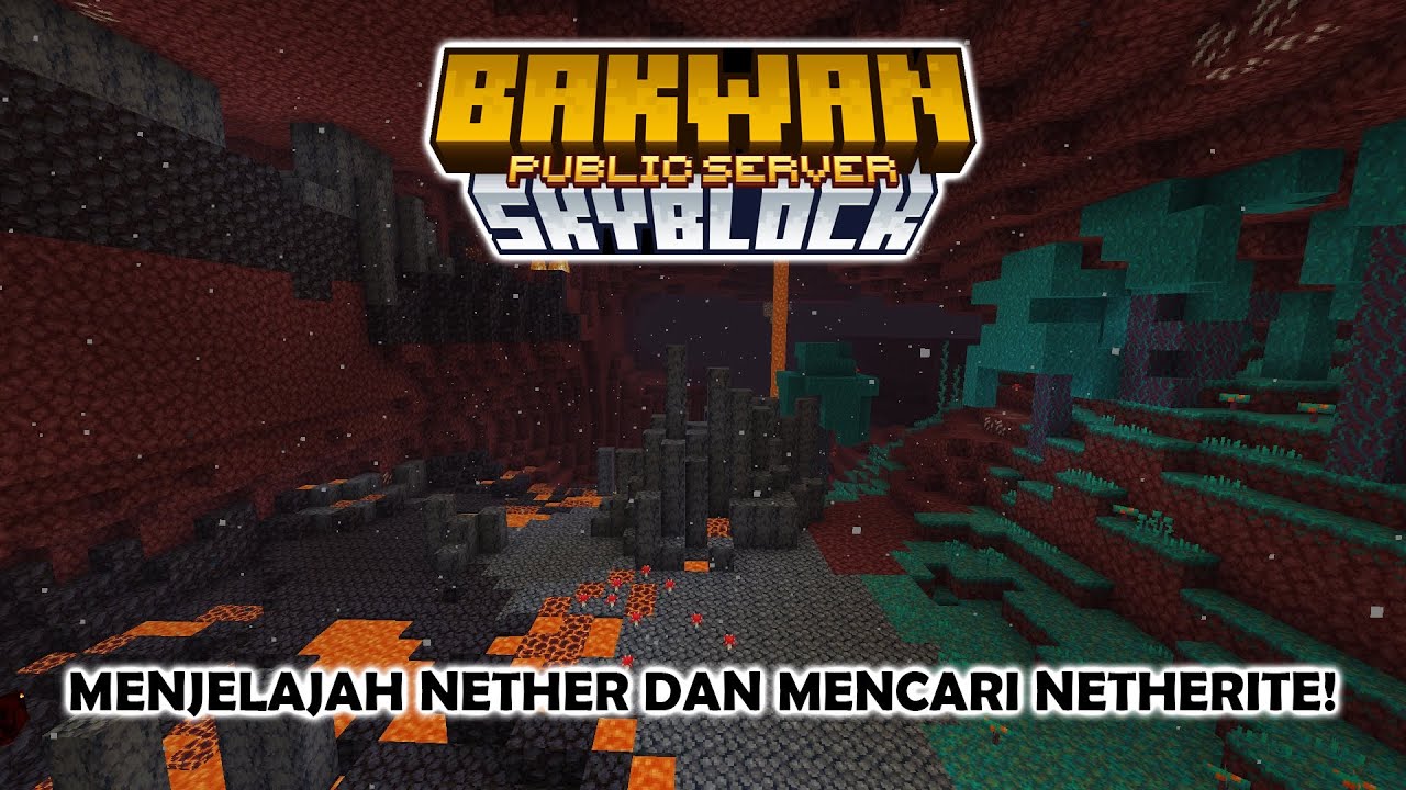 Menjelajahi Nether Minecraft Indonesia Youtube