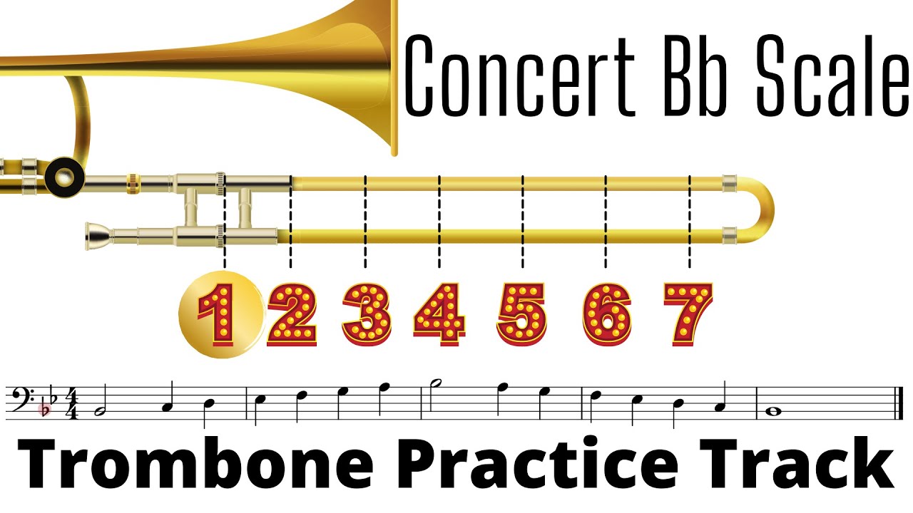 Trombone B Flat Concert Scale At Esther Parr Blog