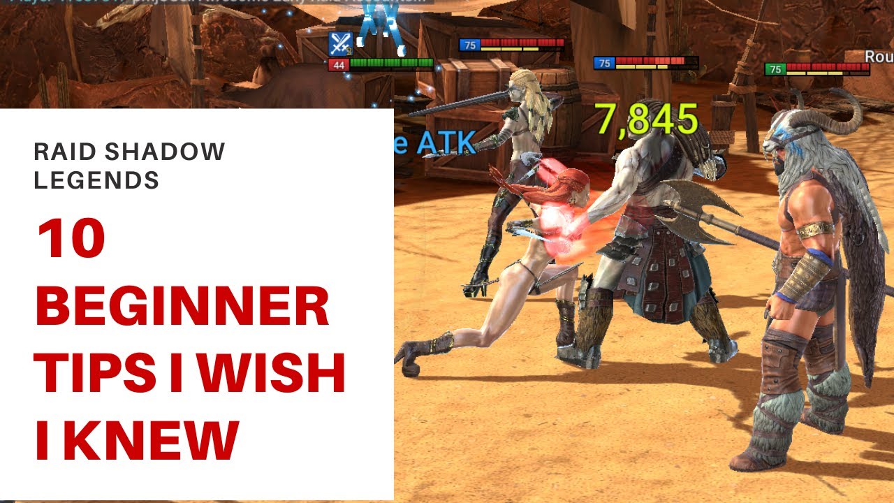 10 Raid Shadow Legends Beginner Tips I Wish I Knew Early Youtube