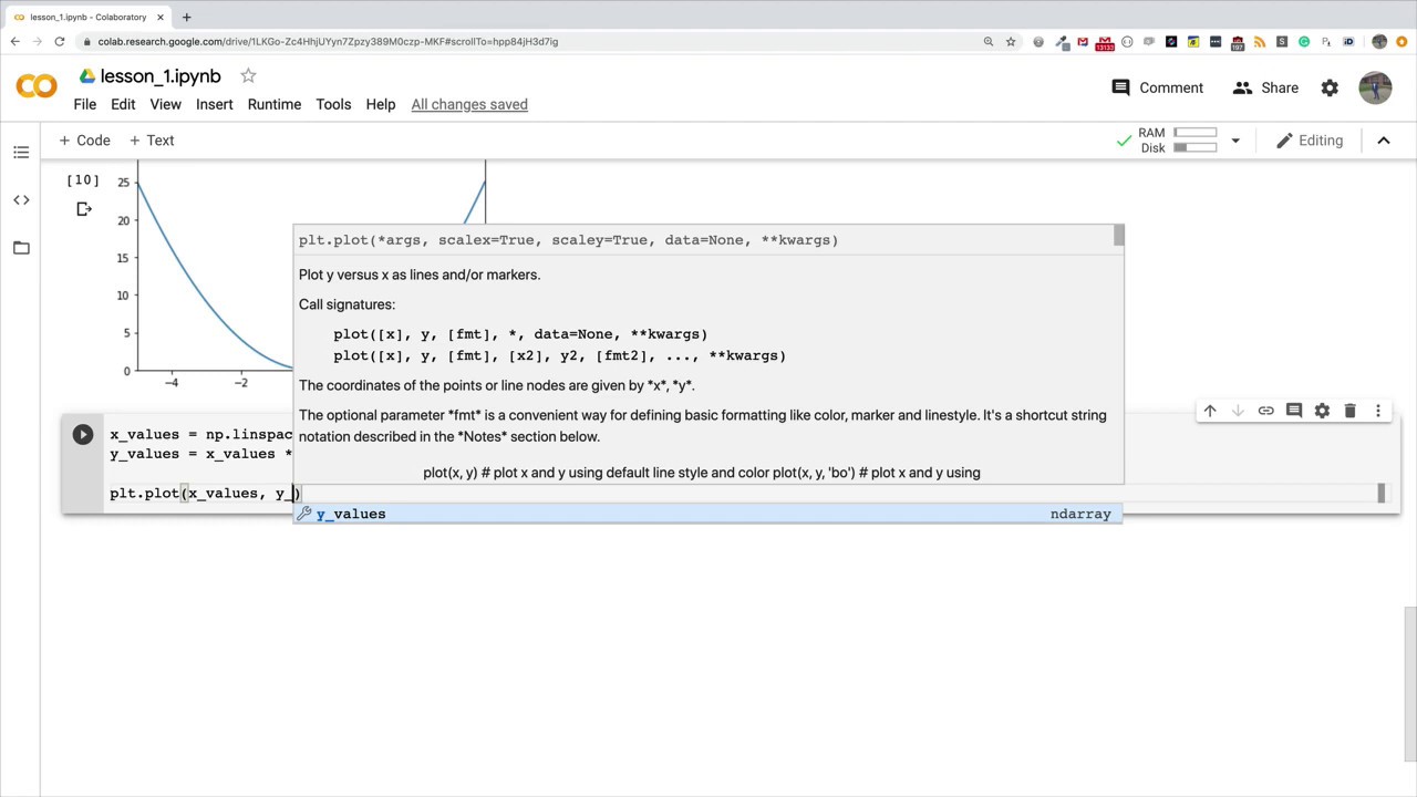 03 Plotting Numpy Arrays Youtube
