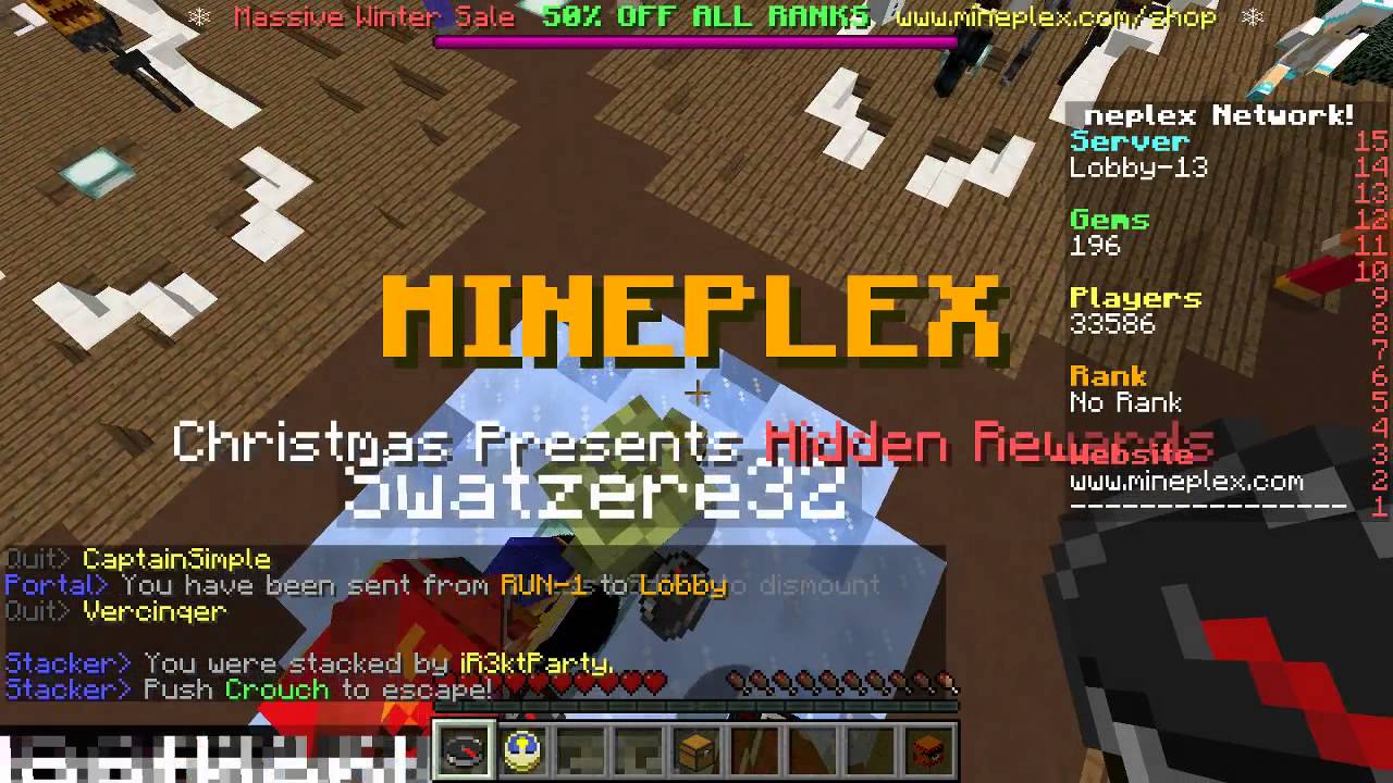 Minecraft Mineplex Minigames Runner Youtube