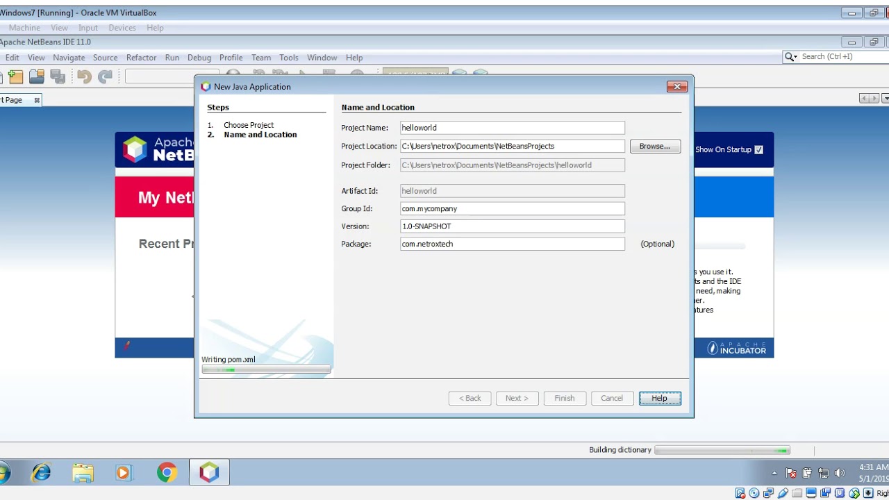 Write Your First Java Program Hello World Youtube