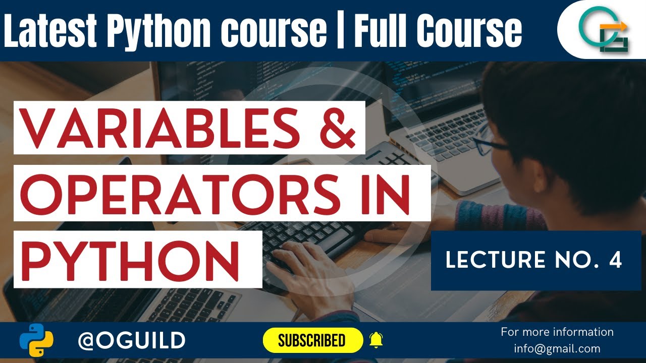 Variables Operators In Python Lecture No 4 Isoftra Youtube