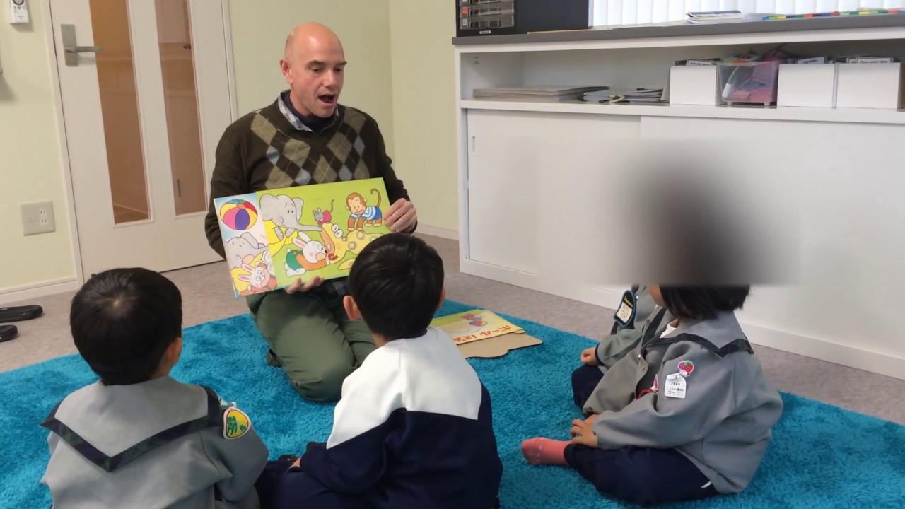 Picture Cards Live English Class Kindergarten Students Teacher