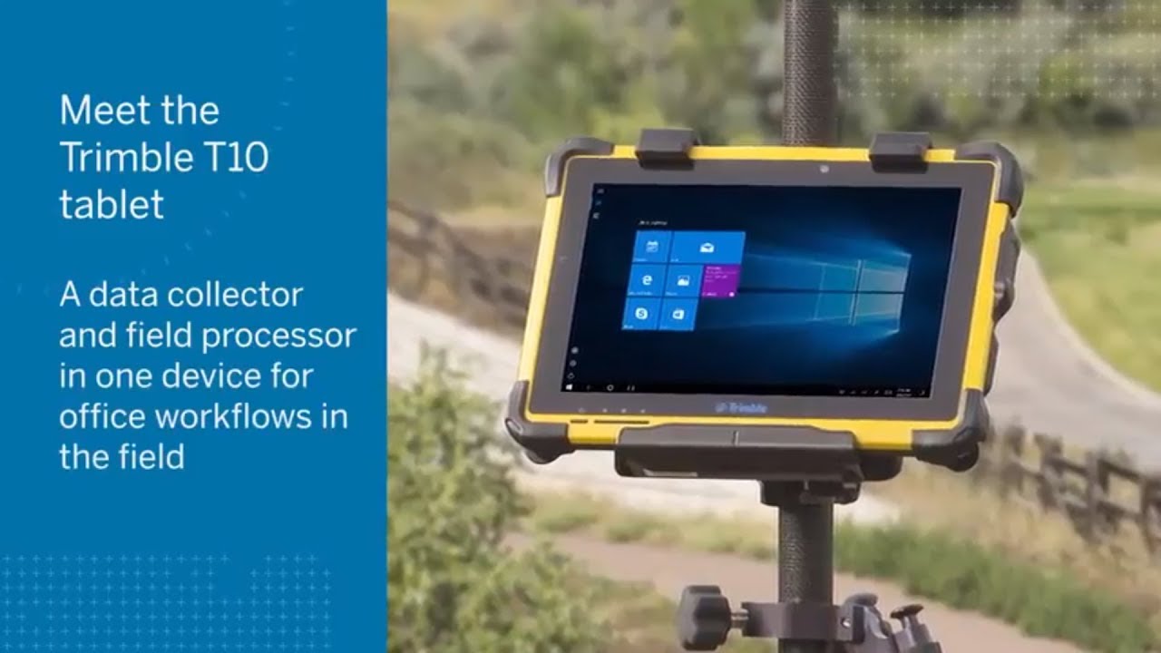 Trimble T10 Tablet Youtube