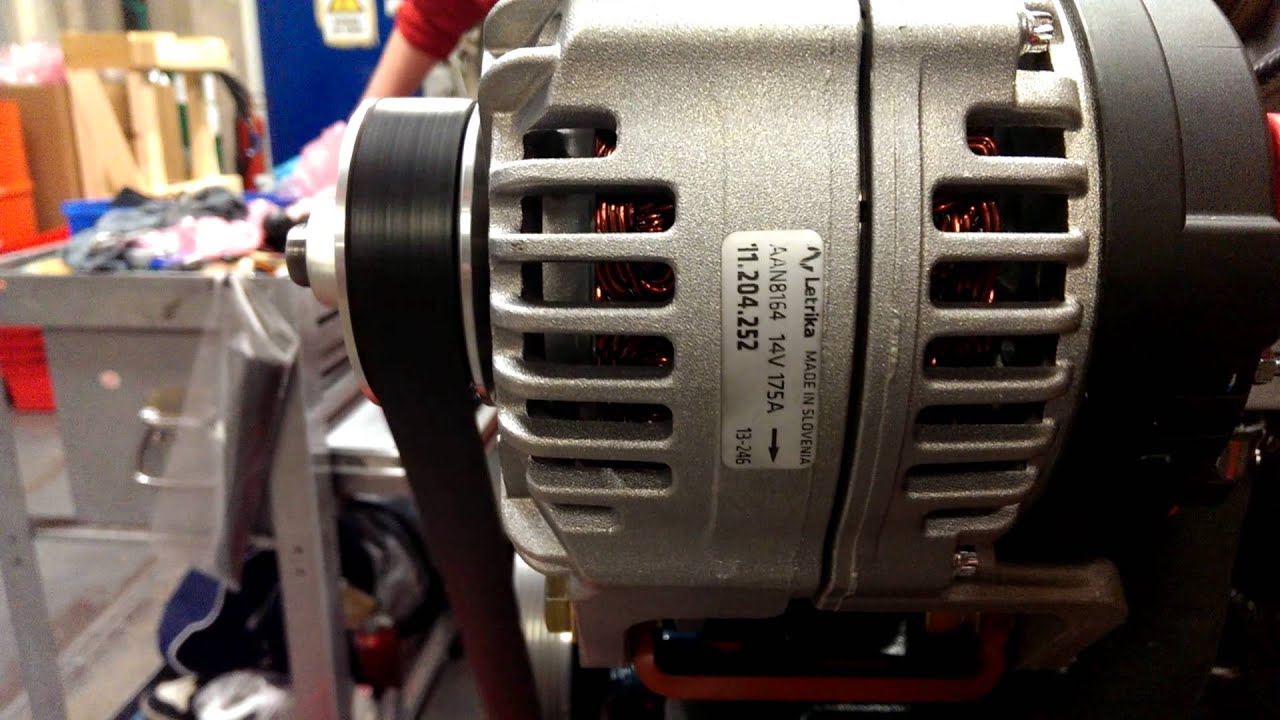 Beta Marine Large Alternator Youtube