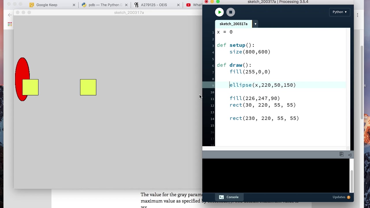 Processing Python Mode 20 Minute Crash Course Youtube