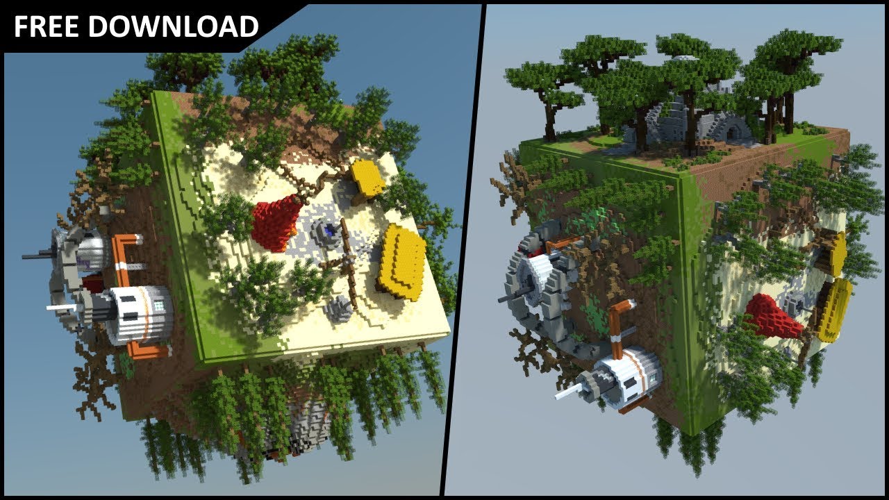 Cube World Map Minecraft Perlady