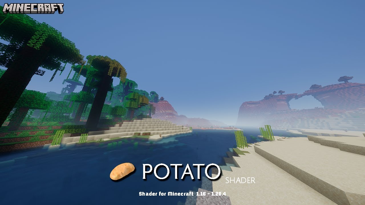 Potato Shader 9 Shader Para Minecraft Youtube