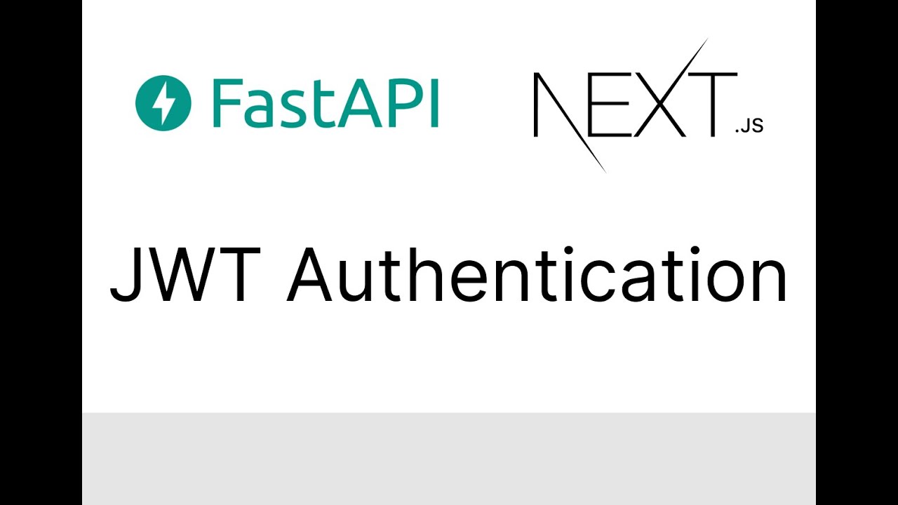 Full Stack Fastapi Nextjs Jwt Authentication Tutorial Youtube