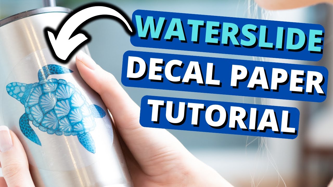 Waterslide Decal Paper Tutorial Youtube