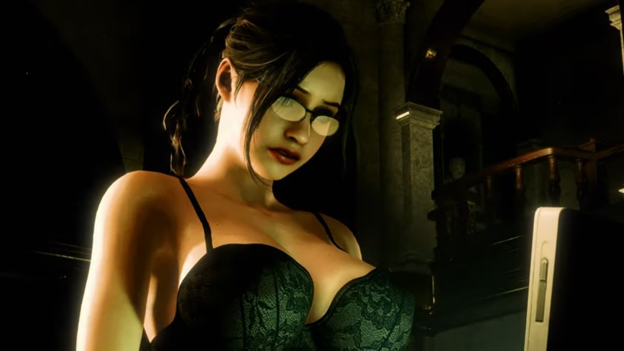 Resident Evil 2 Remake Claire Wild Secretary Underwear Biohazard 2 Mod