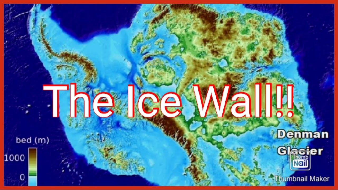 Flat Earth Map Ice Wall Bravoklkl