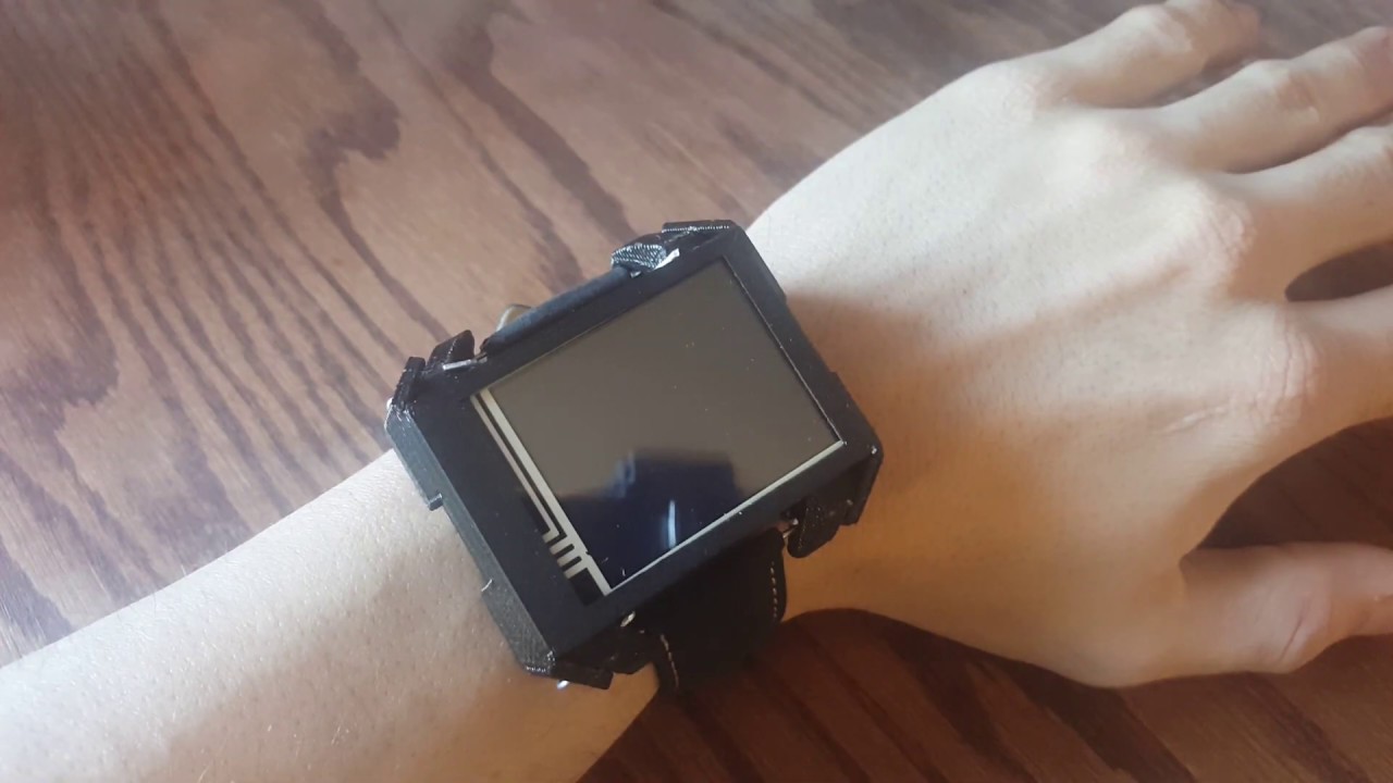 Esp32 Smartwatch Basic Software Youtube