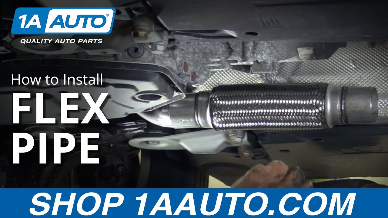 How To Permanently Attach Exhaust Flex Pipe No Clamps Youtube