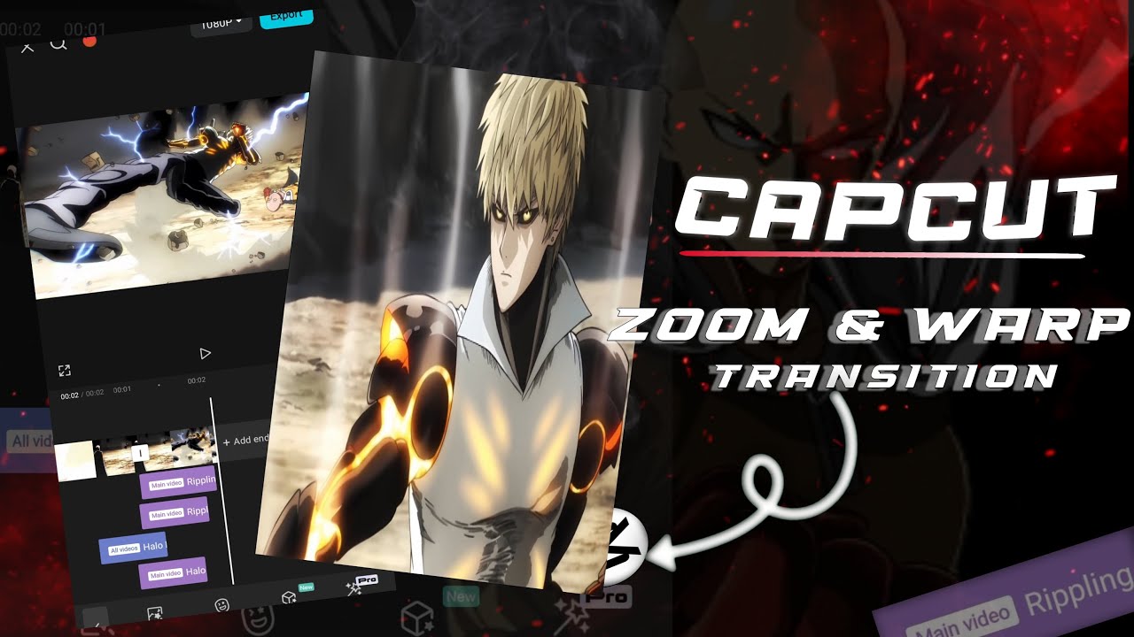Smooth Zoom Warp Transition Like Ae Capcut Edit Tutorial Youtube