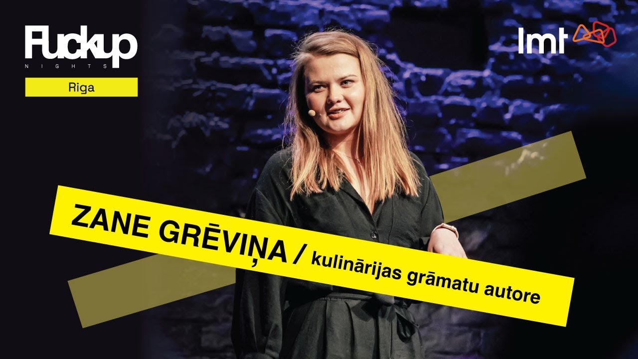 Fuckup Nights Riga Zane Grä Viå A Youtube