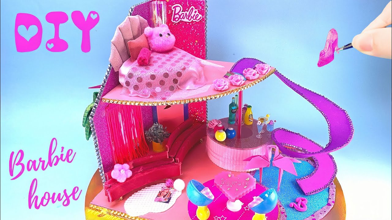 Barbie Dreamhouse Diy Youtube