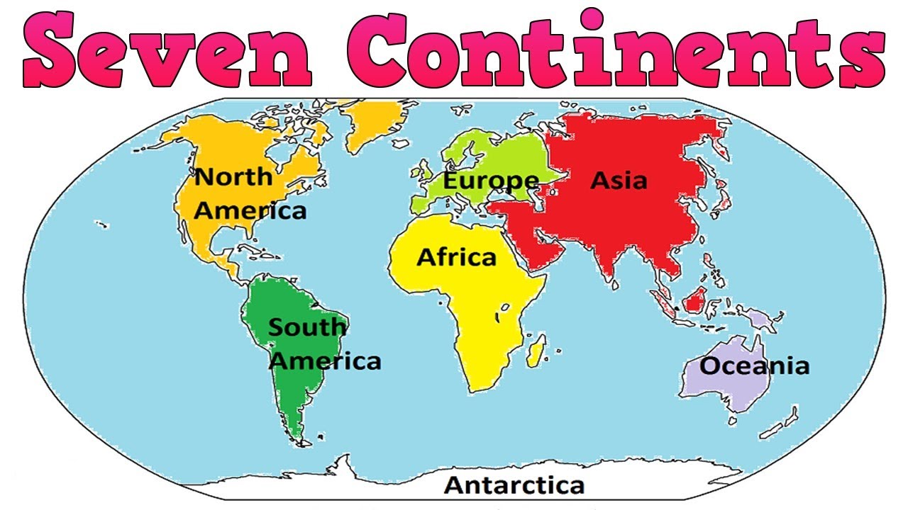 5 Continents Names