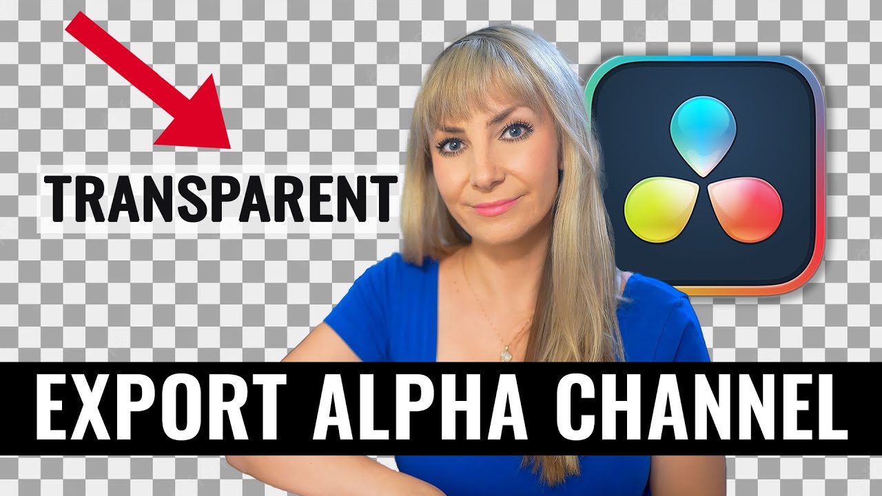How To Export An Alpha Channel In Davinci Resolve Transparent