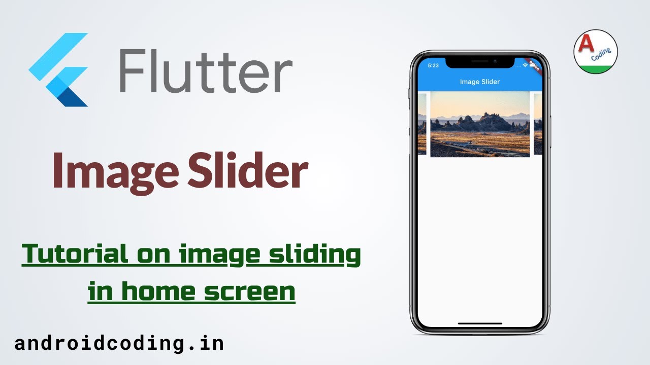 Flutter Image Slider Tutorial For Beginners Source In Description