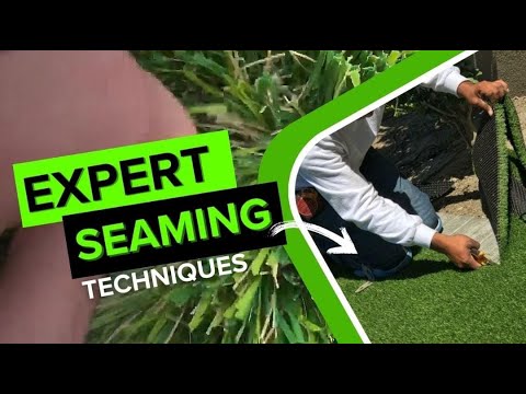 How To Perfectly Seam Your Artificial Putting Green Youtube