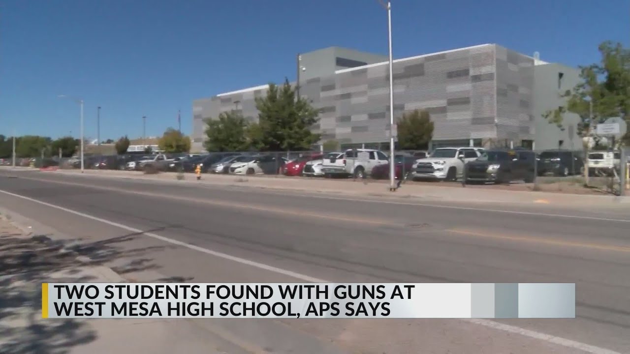 Two Students In Custody After Guns Found At West Mesa High School 5