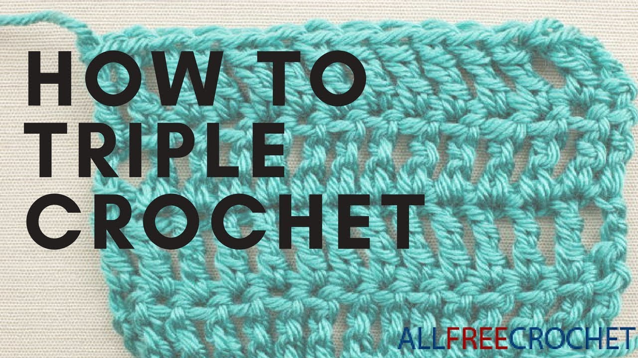 Treble Crochet Pattern How To Crochet The Treble Cluster Stitch A