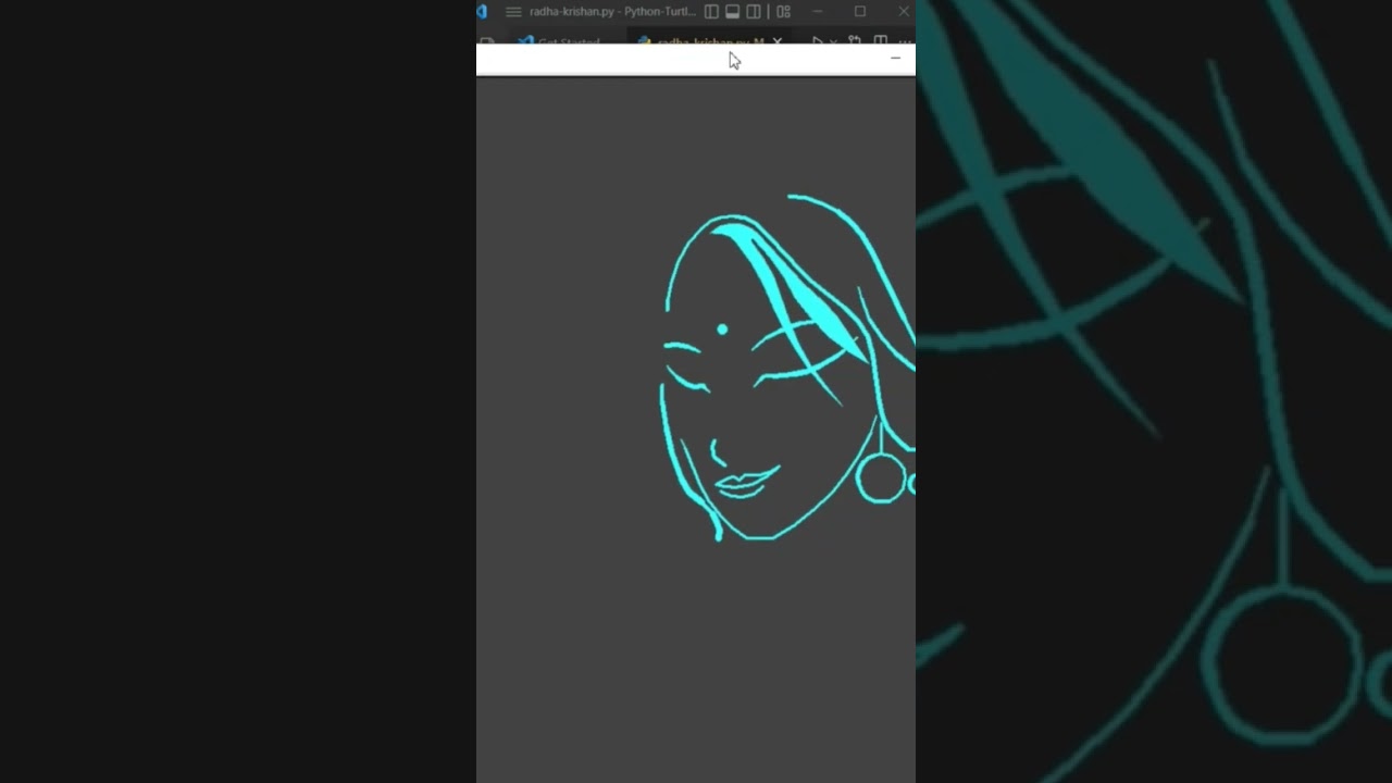 Draw Radha Krishna In Python Turtle Python Programming Project