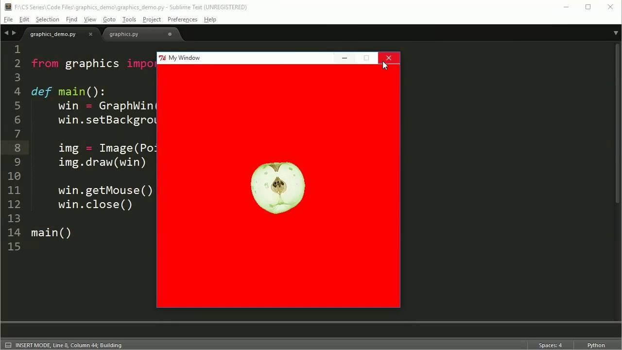 Python Graphics Programming Graphics Py 3 Images And Text Youtube