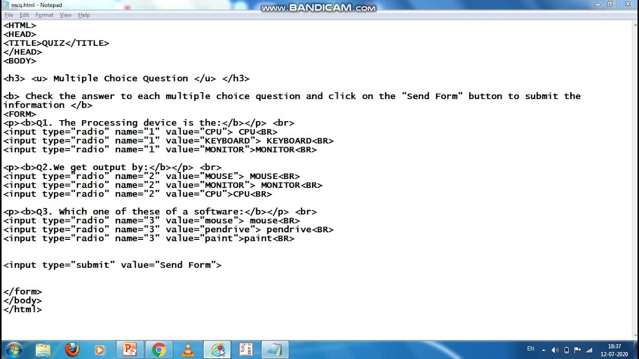 Html Tags Mcq Questions At Donita Humphrey Blog