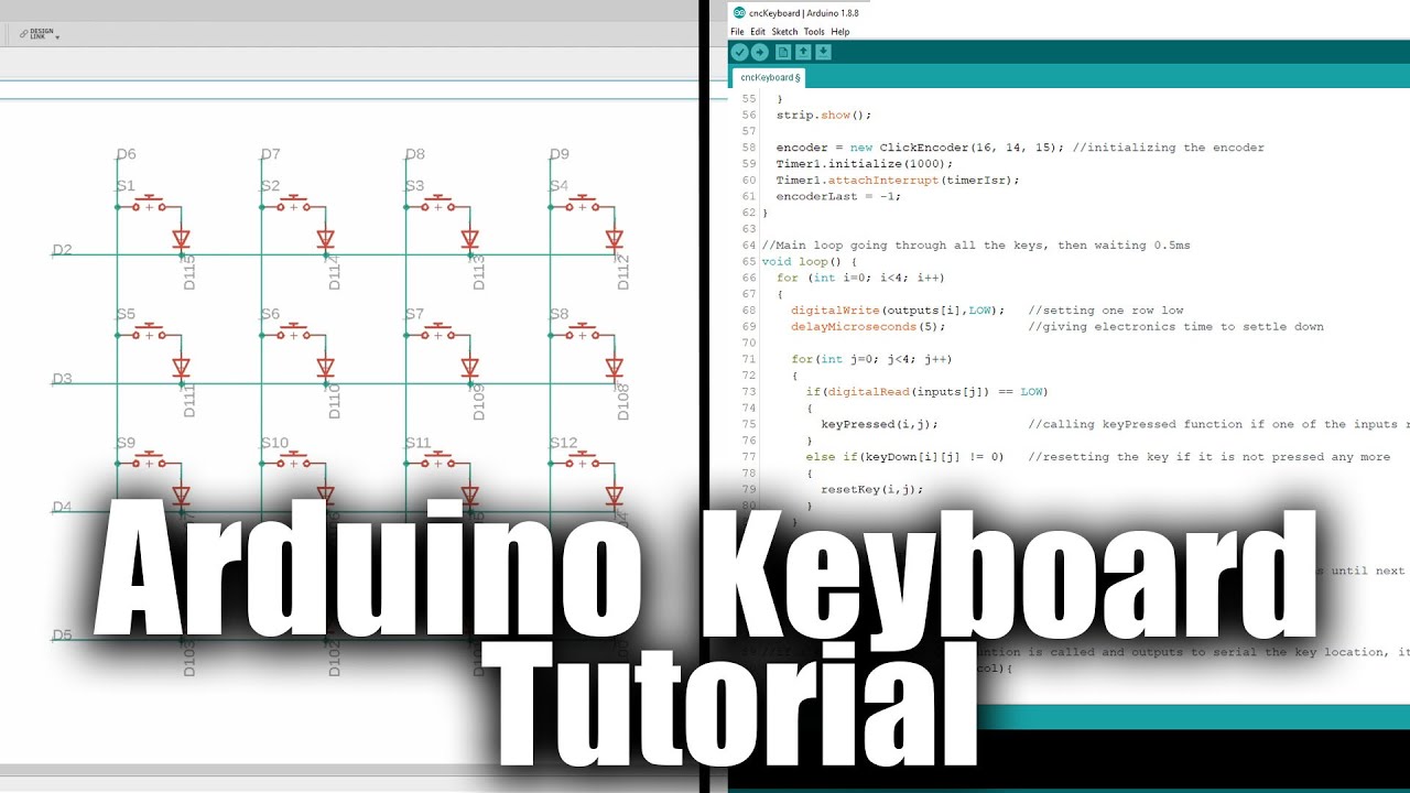 How To Build An Arduino Keyboard Electronics And Code Explained Youtube