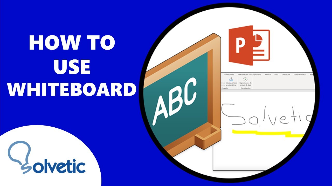 How To Use Whiteboard In Powerpoint Youtube