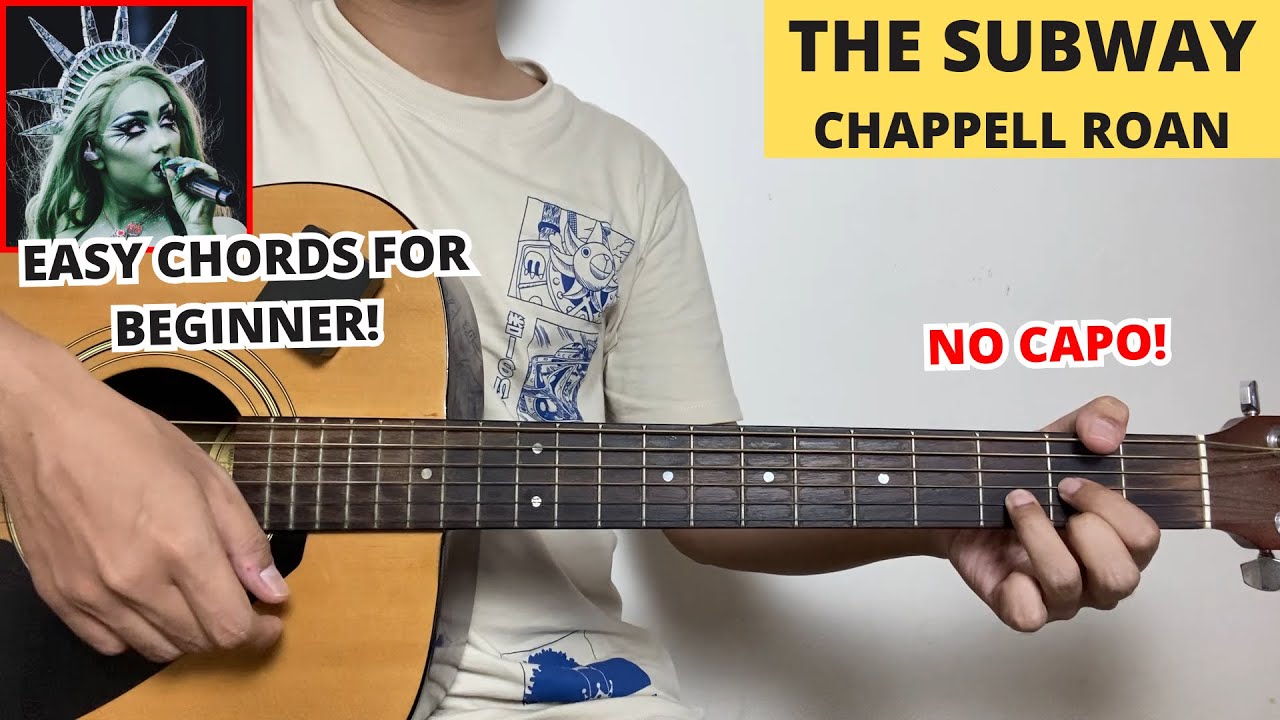 The Subway Chappell Roan Guitar Tutorial Easy Chords For Beginner