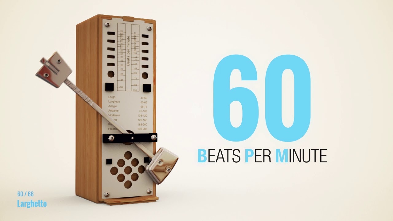 60 Bpm Metronome Youtube