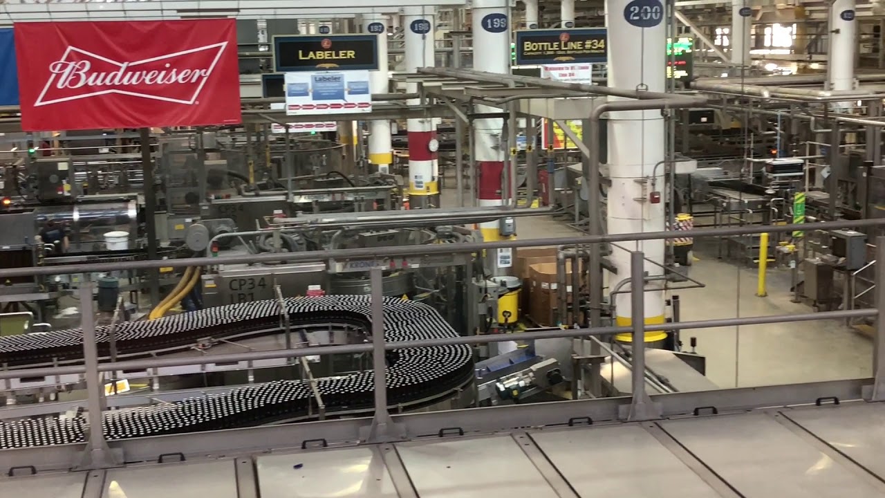 Budweiser Brewery Plant Floor Youtube