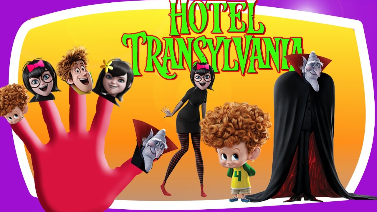 Finger Family Hotel Transylvania Nursery Rhyme Youtube