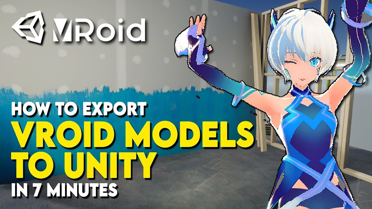 How To Export Vroid Studio Models To Unity In 7 Minutes Or Less 3d Urp