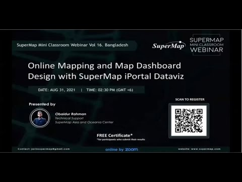 Online Mapping And Dashboard Making Using Supermap Iportal Youtube