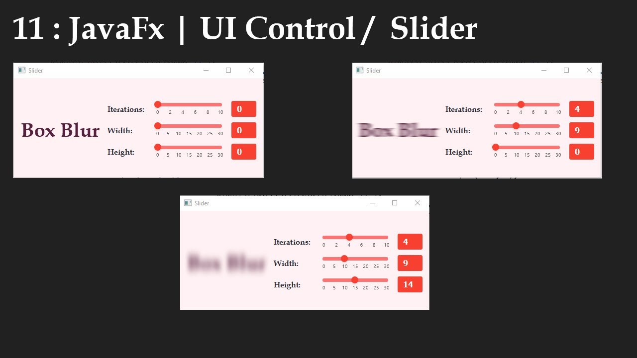 Cour 11 Javafx Ui Control Slider Youtube