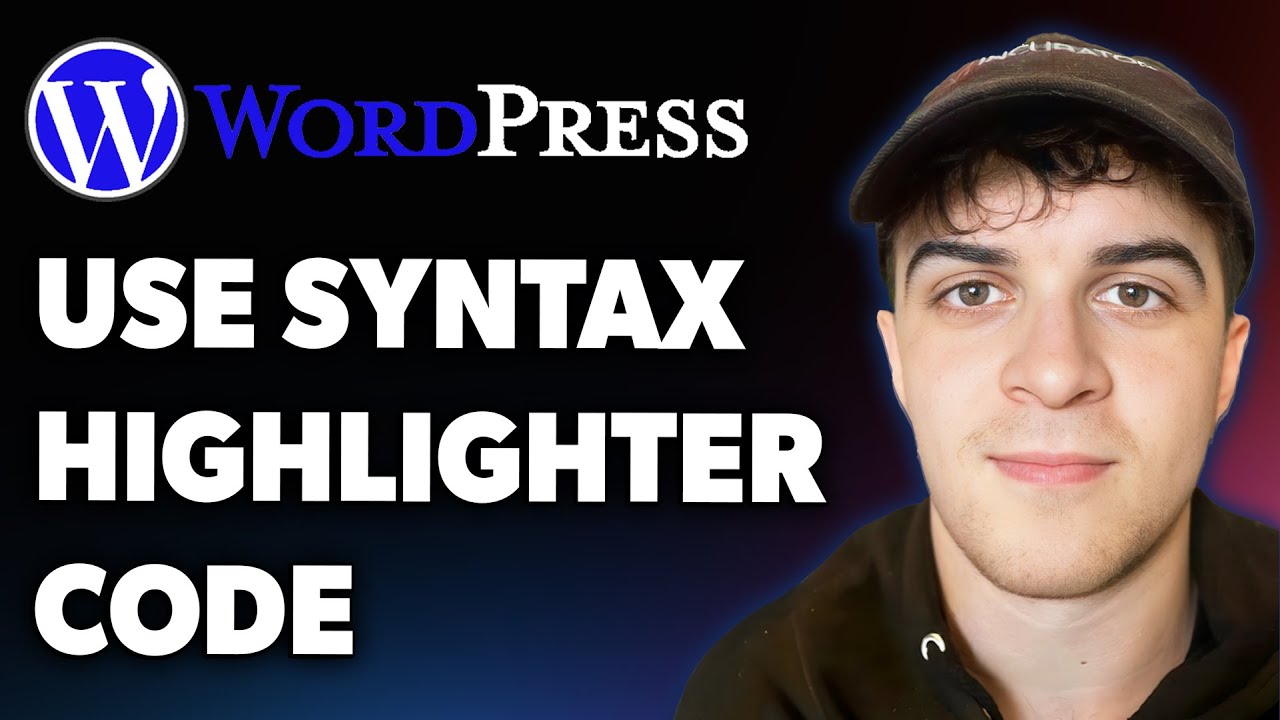 How To Use Syntax Highlighter Code In Wordpress Full 2025 Guide Youtube